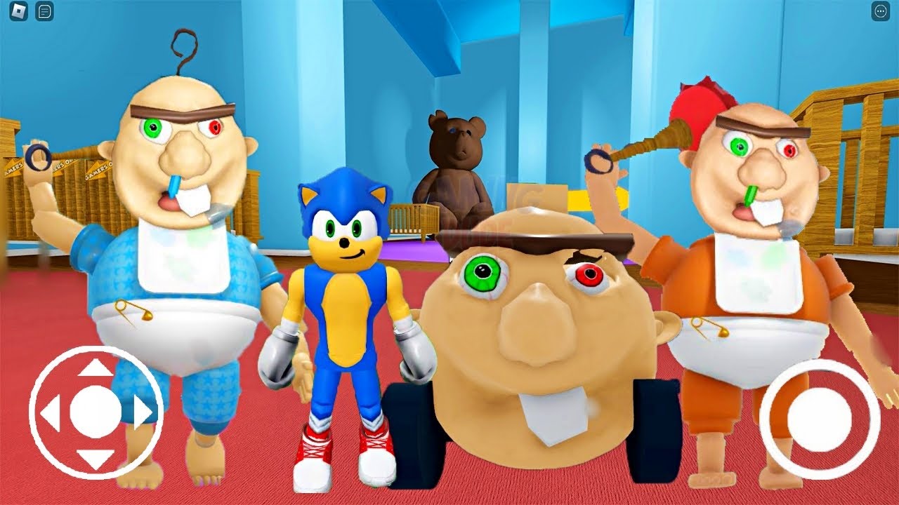 Playing As Everyone in BABY BOBBY'S DAYCARE Scary Obby Speedrun Roblox ...