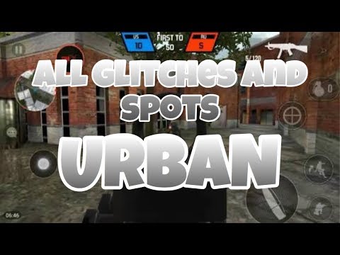 Bullet force map urban all glitches and best spots - YouTube