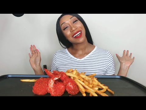 FLAMING HOT CHEETO FRIED SHIRMP!!
