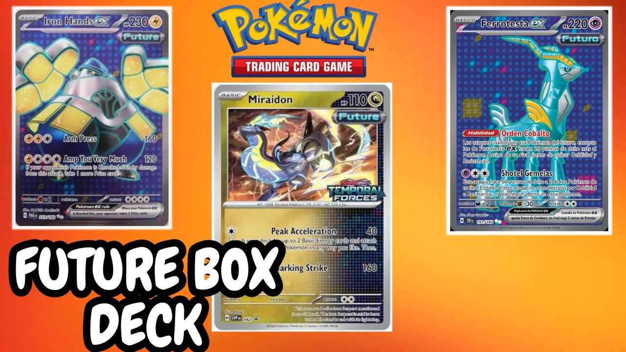 ¡POKEMON! FUTURE BOX DECK (me encantó este deck) - YouTube