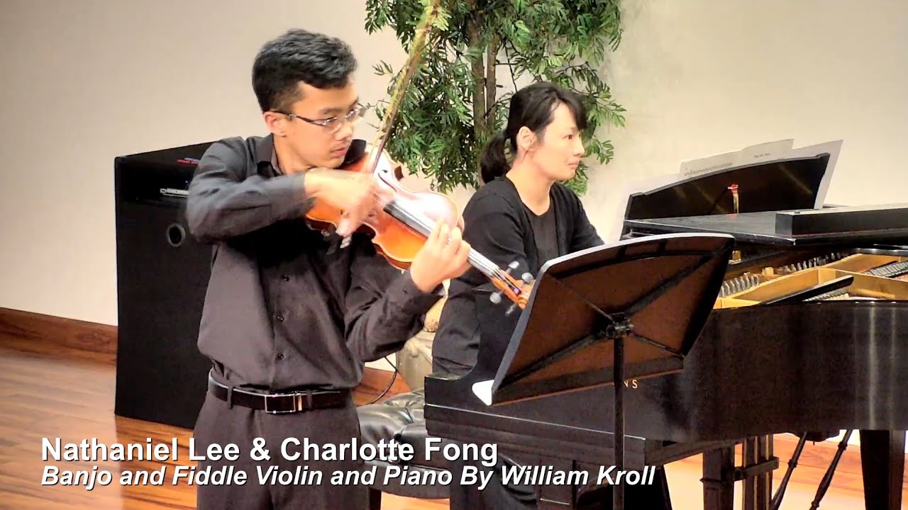 Banjo and Fiddle Violin & Piano by William Kroll - YouTube