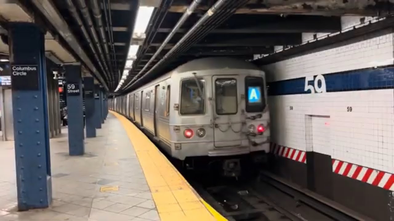 Riding NYC A Train West 4th Street to 59 Street IND Subway 2023 - YouTube