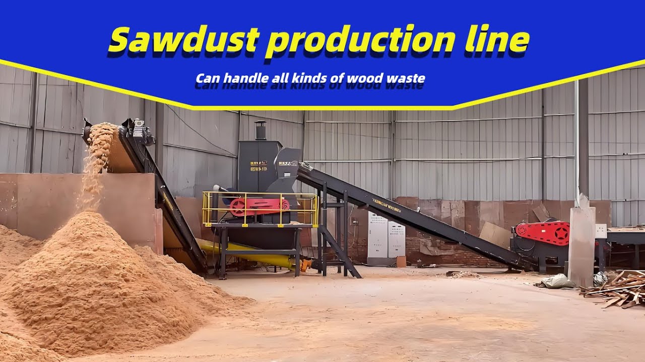 Efficient Wood Crushing Production Line:The Chipper Accurately Slices ...