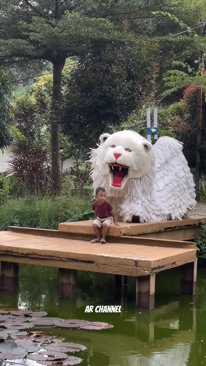 bocil lagi asik main tiba tiba di makan can macanan - YouTube