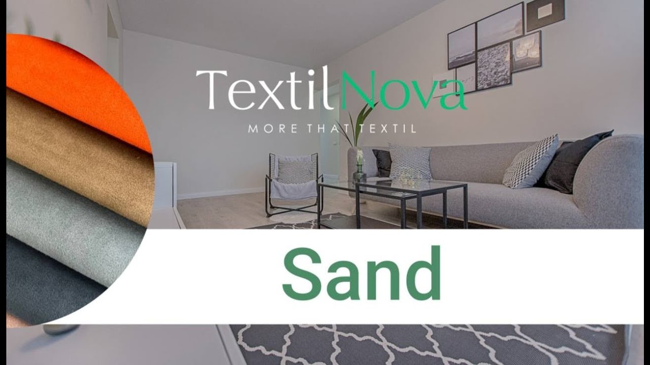 TextilNova: Замша SAND - YouTube