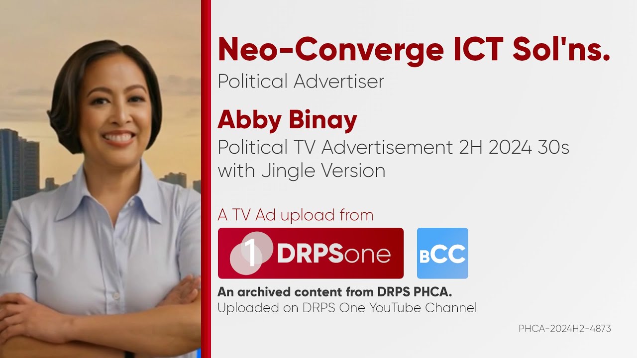 Abby Binay Political TV Ad 2H 2024 30s (with Jingle) [BCC] - YouTube