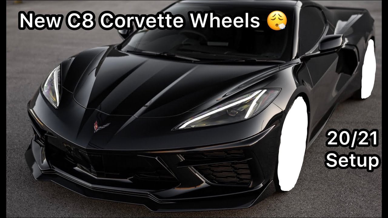 C8 Corvette - New 20/21 Wheels Before and After - YouTube
