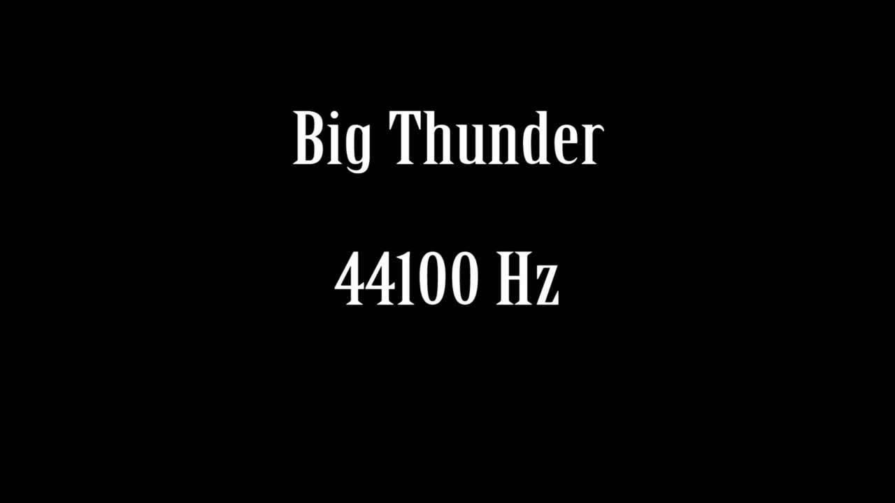 Big Loud Thunder BOOM Sound Effect Free High Quality Sound FX - YouTube