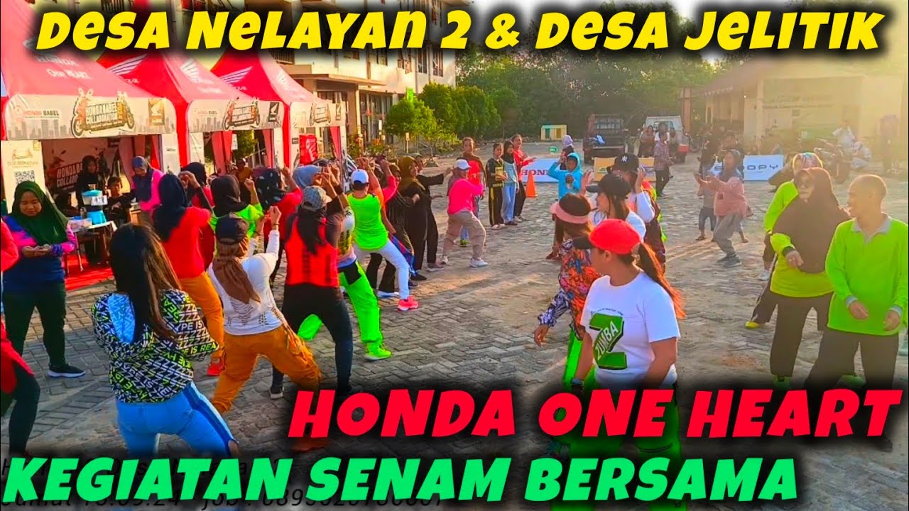 Kegiatan Senam Bersama Honda One Heart - Senam Zumba - Arul Vlog - YouTube