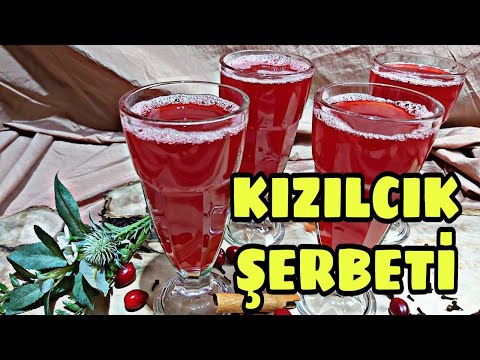 KIZILCIK ŞERBETİ NASIL YAPILIR | FERAHLATAN ŞİFA DEPOSU (Doğal, Kolay, Enfes Kızılcık Şurubu Yapımı)