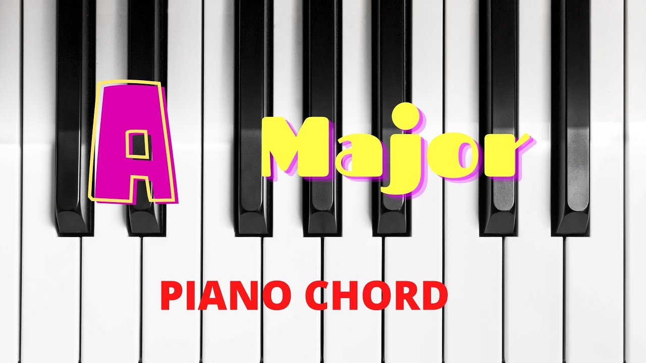 How to Play A major chord on Piano/keyboard - using both hands - YouTube