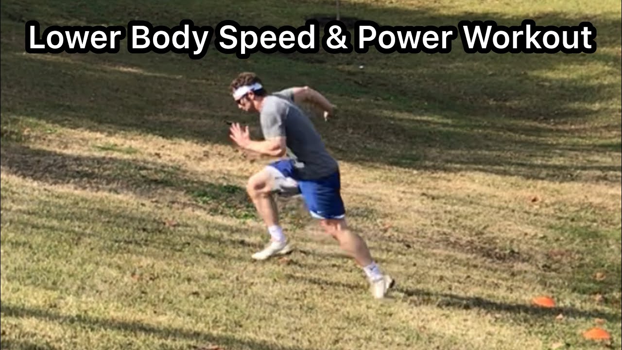 Lower Body Speed and Power Workout at The Hills - YouTube