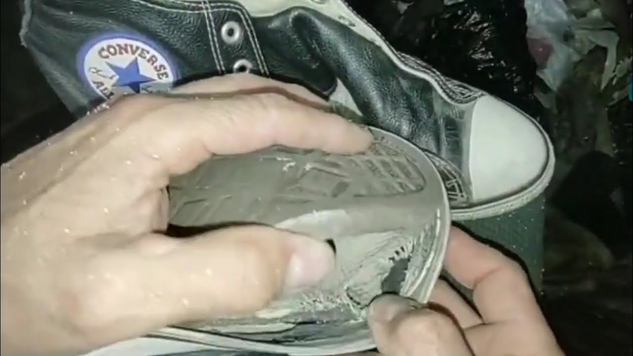 como aprender a reparar zapatillas Converse - YouTube
