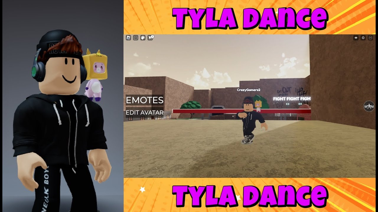 I do a Tyla dance on Roblox - YouTube