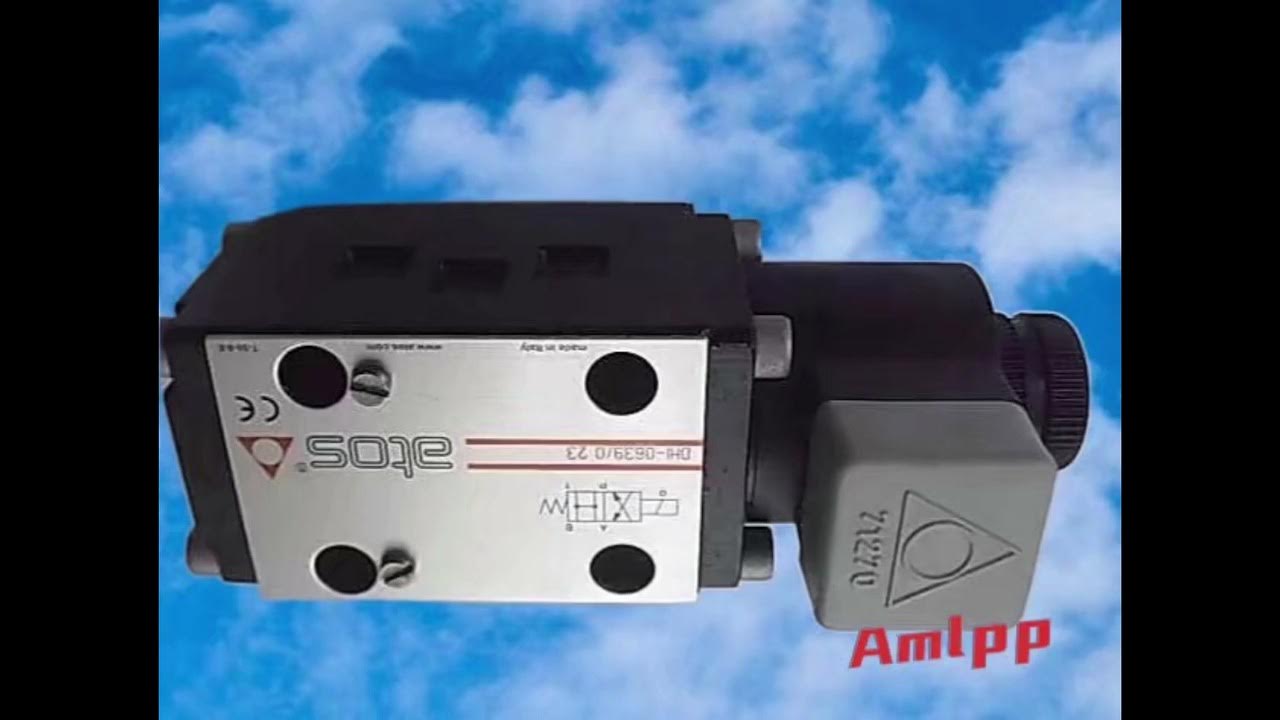 Italian ATOS 6-diameter RZMO-AES-PS-030/315 50 proportional pressure reducing valve - YouTube