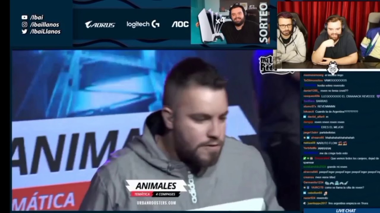 IBAI,BARBE y REVEN reaccionan a ZASKO vs MR EGO |FMS ESPAÑA JORNADA 3 ...