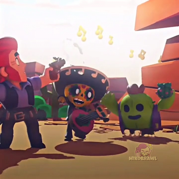 Spike is very cute! 🌵💕 #brawlstars #soloshowdown #duoshowdown # ...