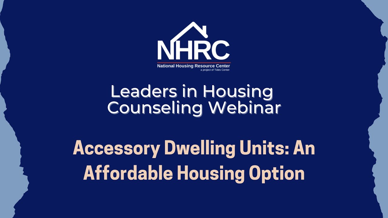 Accessory Dwelling Units: An Affordable Housing Option - YouTube