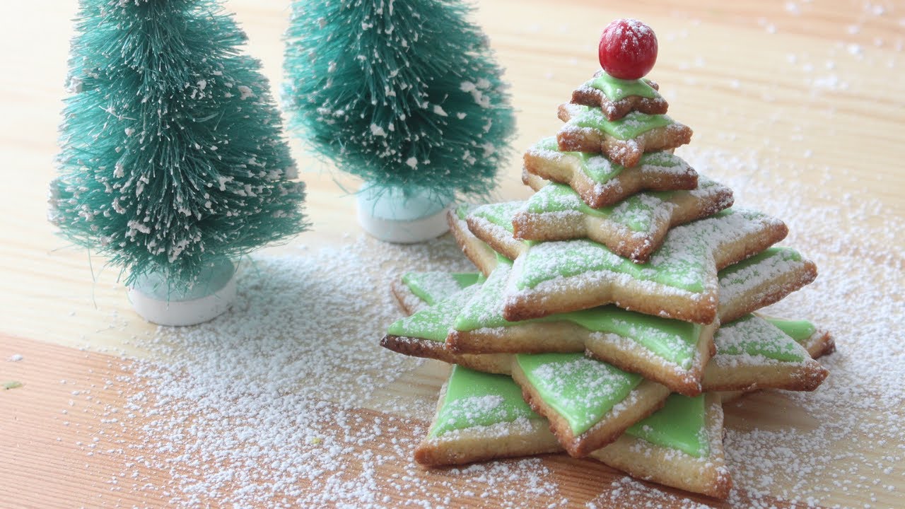 Stacked Christmas Tree Cookie | Christmas Tree Cookies | How to Make ...