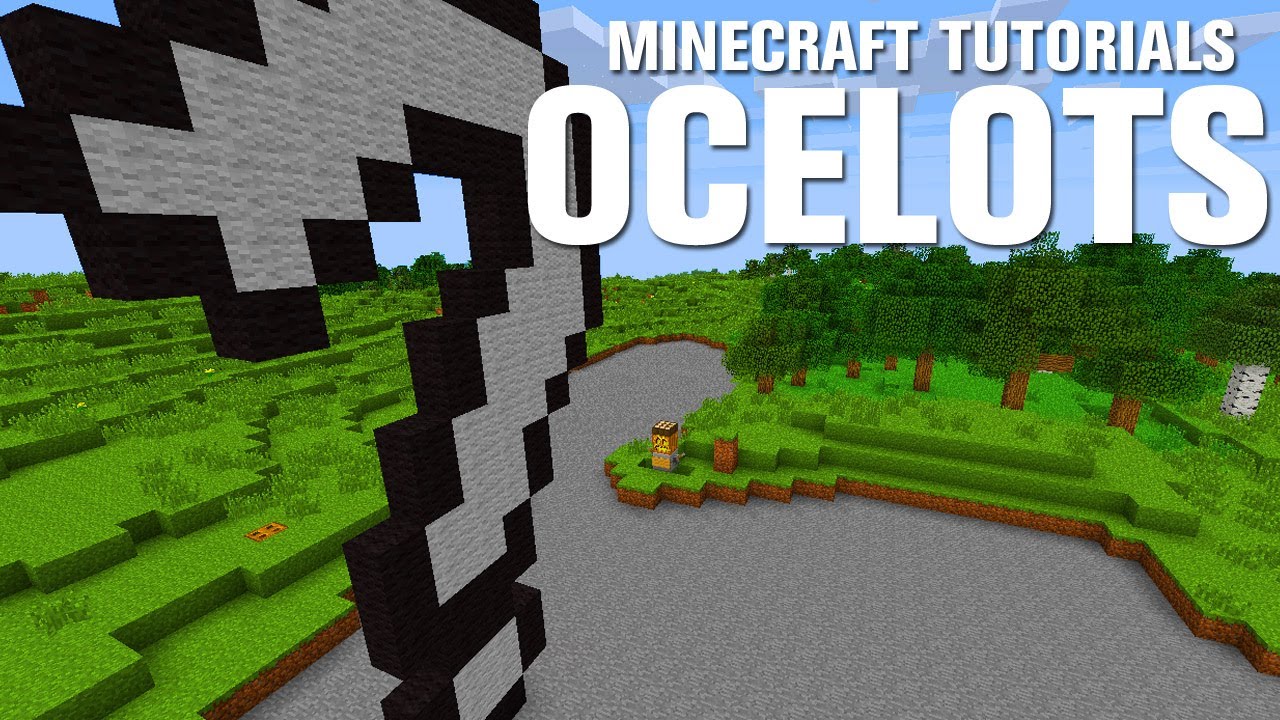 Minecraft Tutorials: Ocelots - YouTube