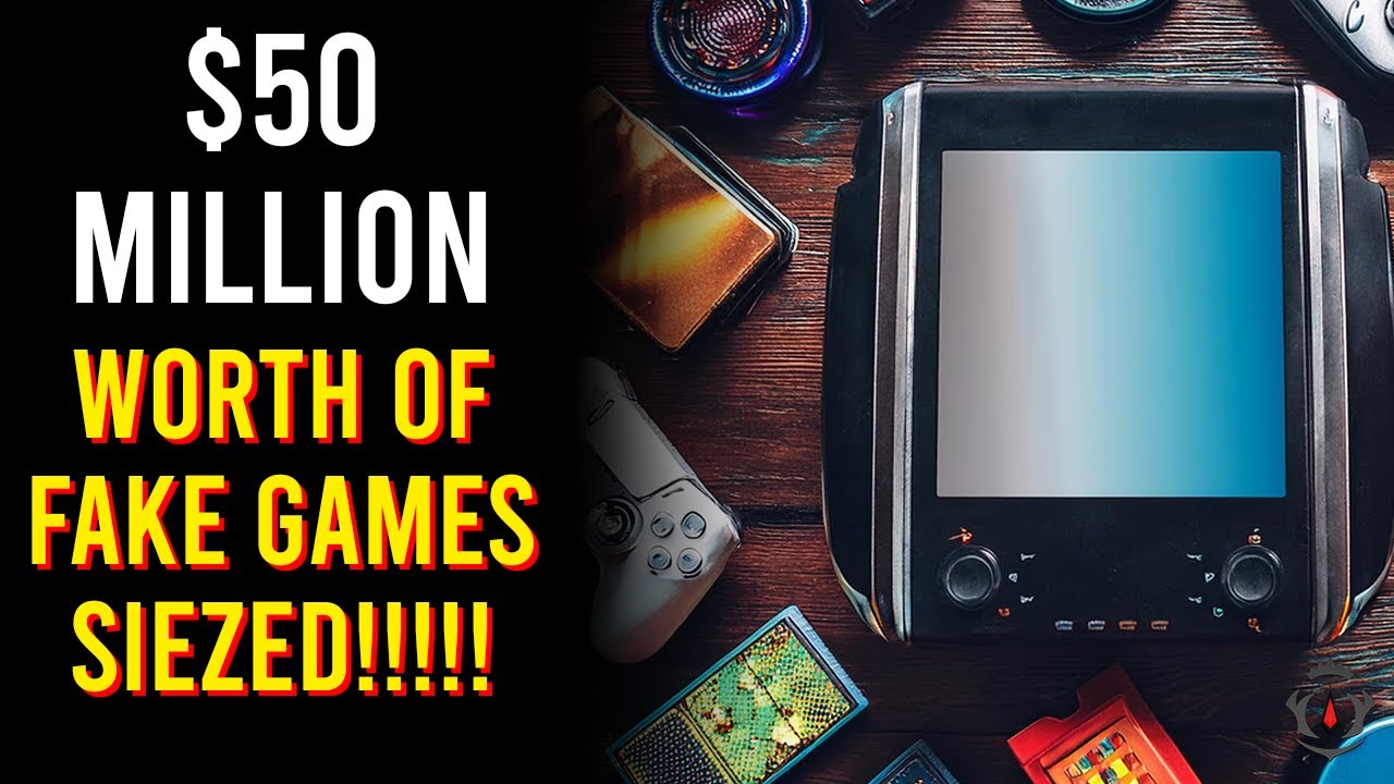Fake Games and Game Consoles Over $50 Million, Seized!!! - YouTube