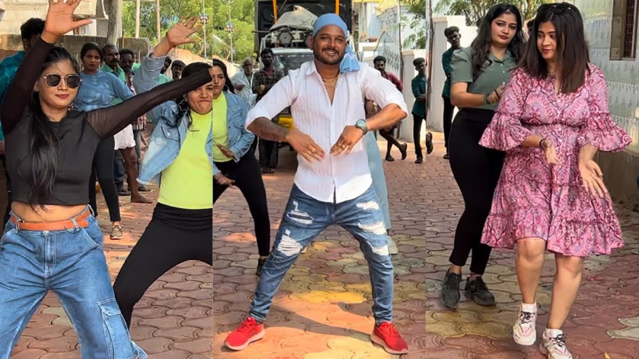 Vijay TV fame Hasini😍| Dasara Disco | Periyapuram #dasara #kulasai # ...