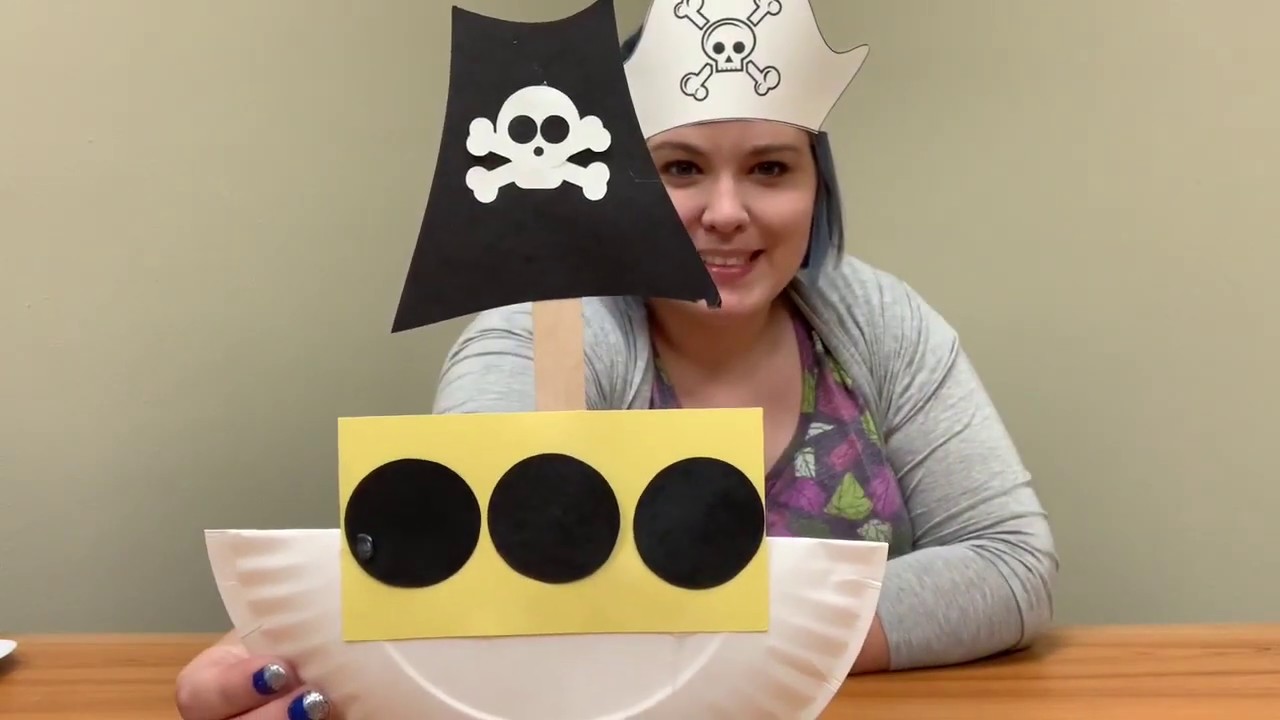 Rocking Pirate Ship Craft- Toddler to 3rd Grade- Week 4 - YouTube