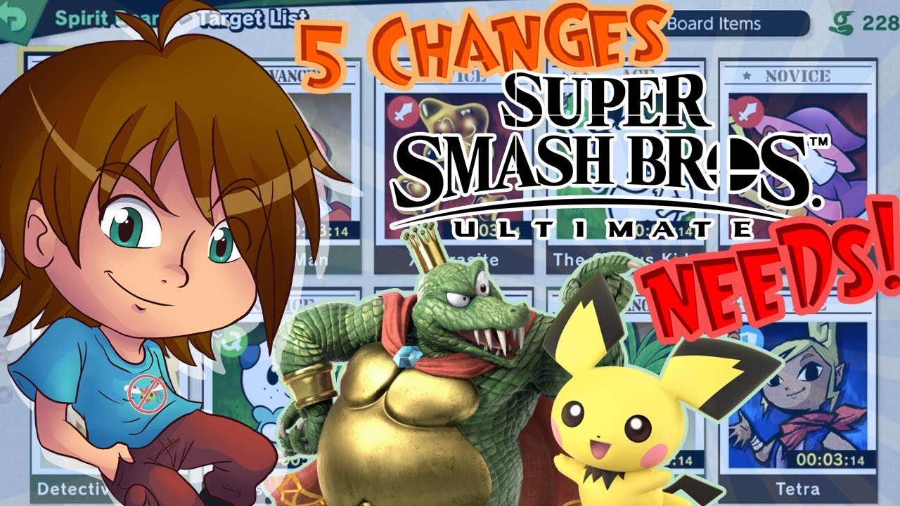 5 Changes Super Smash Bros. Ultimate NEEDS - Impish MATT - YouTube