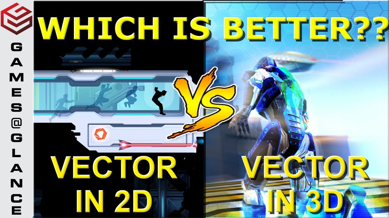 Vector 2 vs RunBot Rush Runner Full Gaming Comparison - YouTube