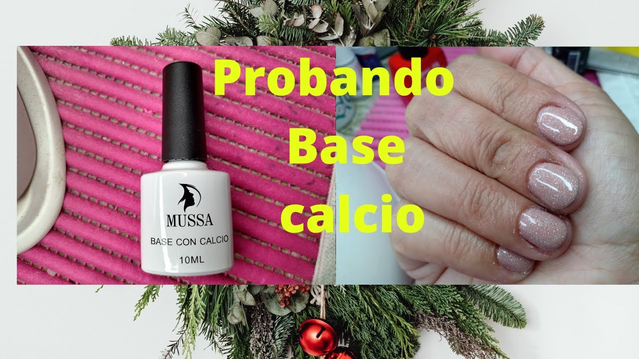♦️Gel Calcio marca Mussa//💅🏻Aplicando Gel base con calcio. - YouTube