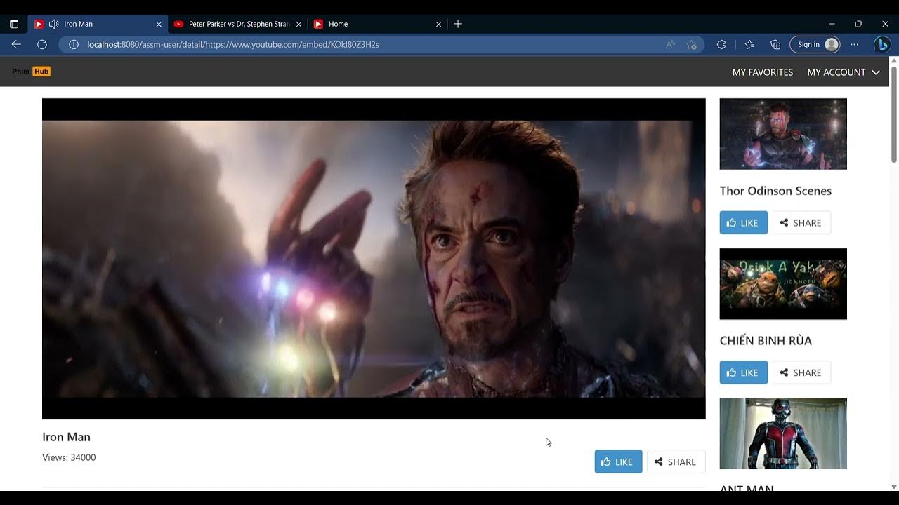 Assignment môn Java4 - Web xem phim | Bài bảo vệ assignment Java4 | FPT Polytechnic - YouTube