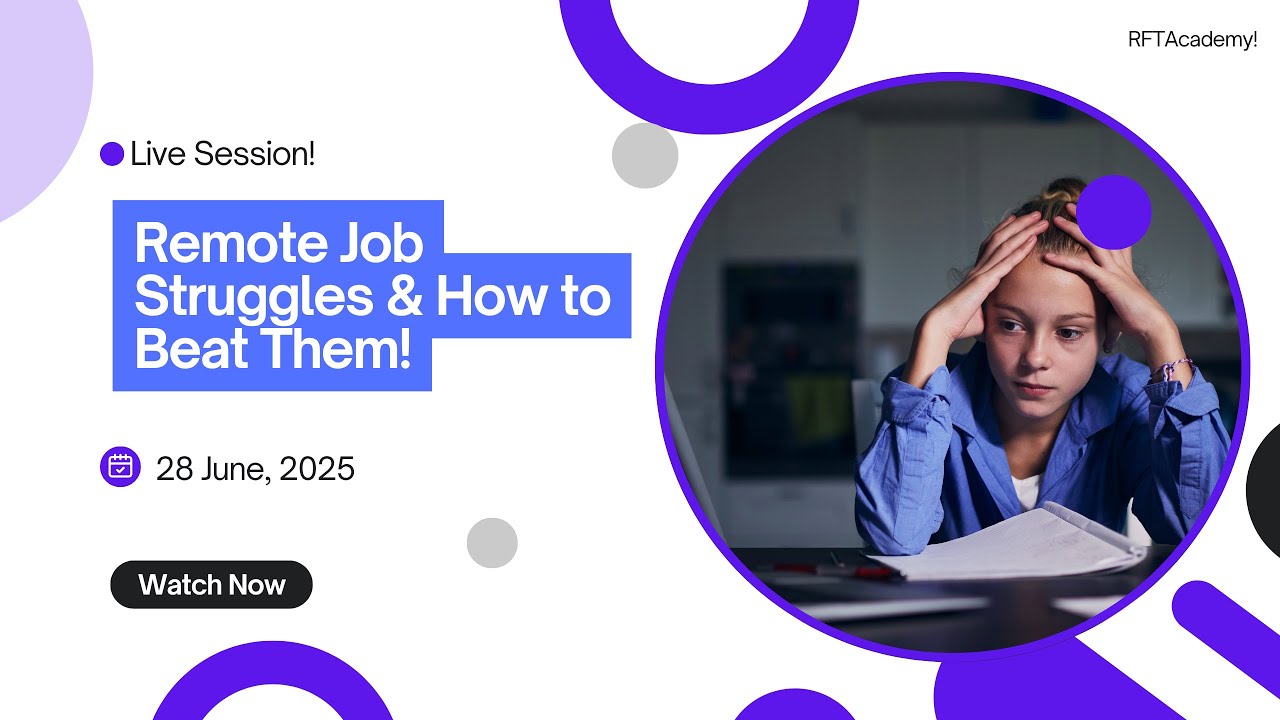 Remote Job Struggles & How to Beat Them! - YouTube