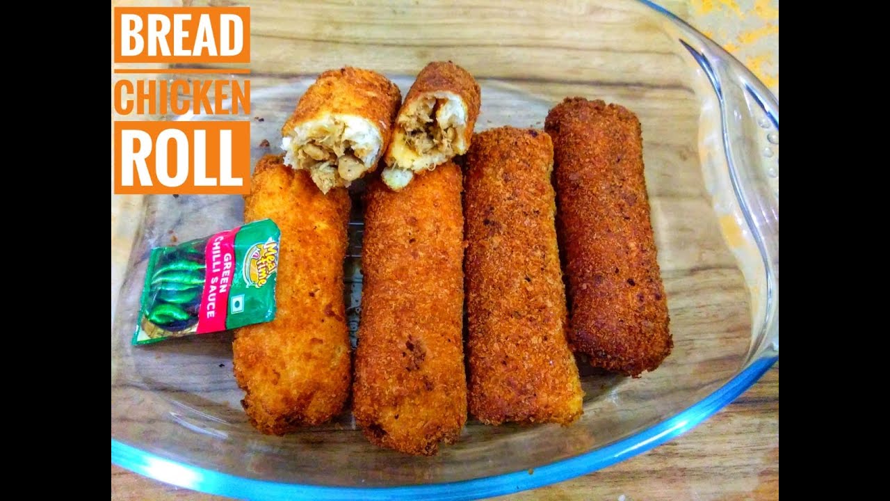 Bread Roll / Chicken Crispy Roll - YouTube