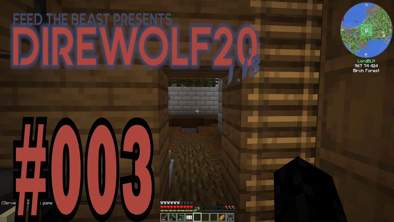 Direwolf20 1.18.2 (deutsch/german) #003 Hammer und erste Technik - YouTube