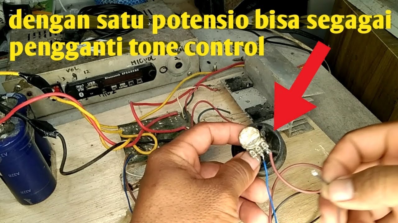 Cara membuat volume pada power amplifier - YouTube