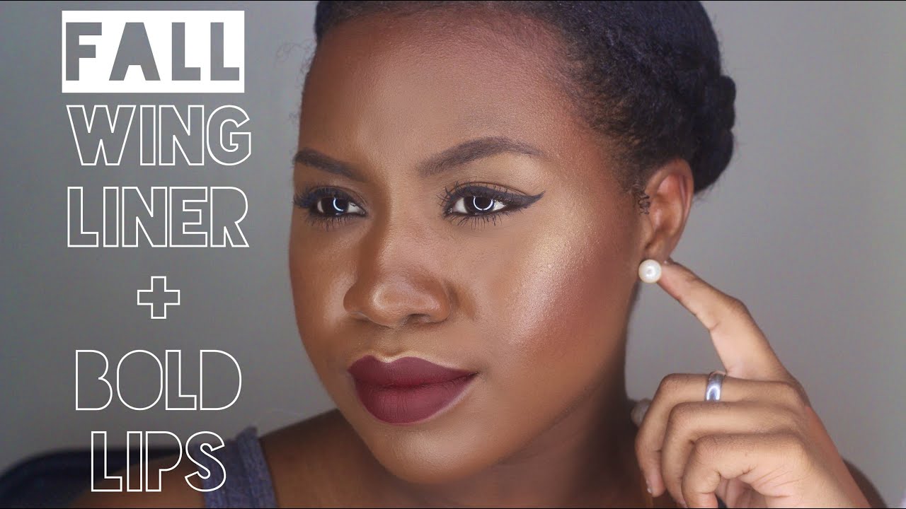 ∆ Fall | Wing Liner & Bold Lips - YouTube