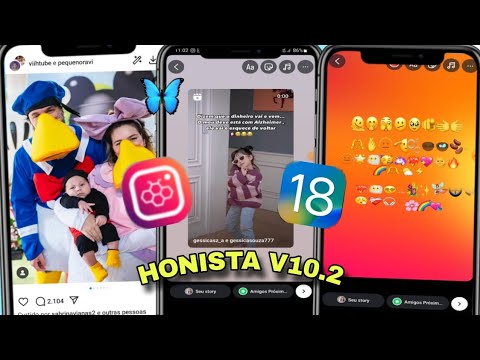 SAIU ️‍🔥HONISTA V10.2 ATUALIZADO 2025 INSTAGRAM ESTILO IPHONE NO ...