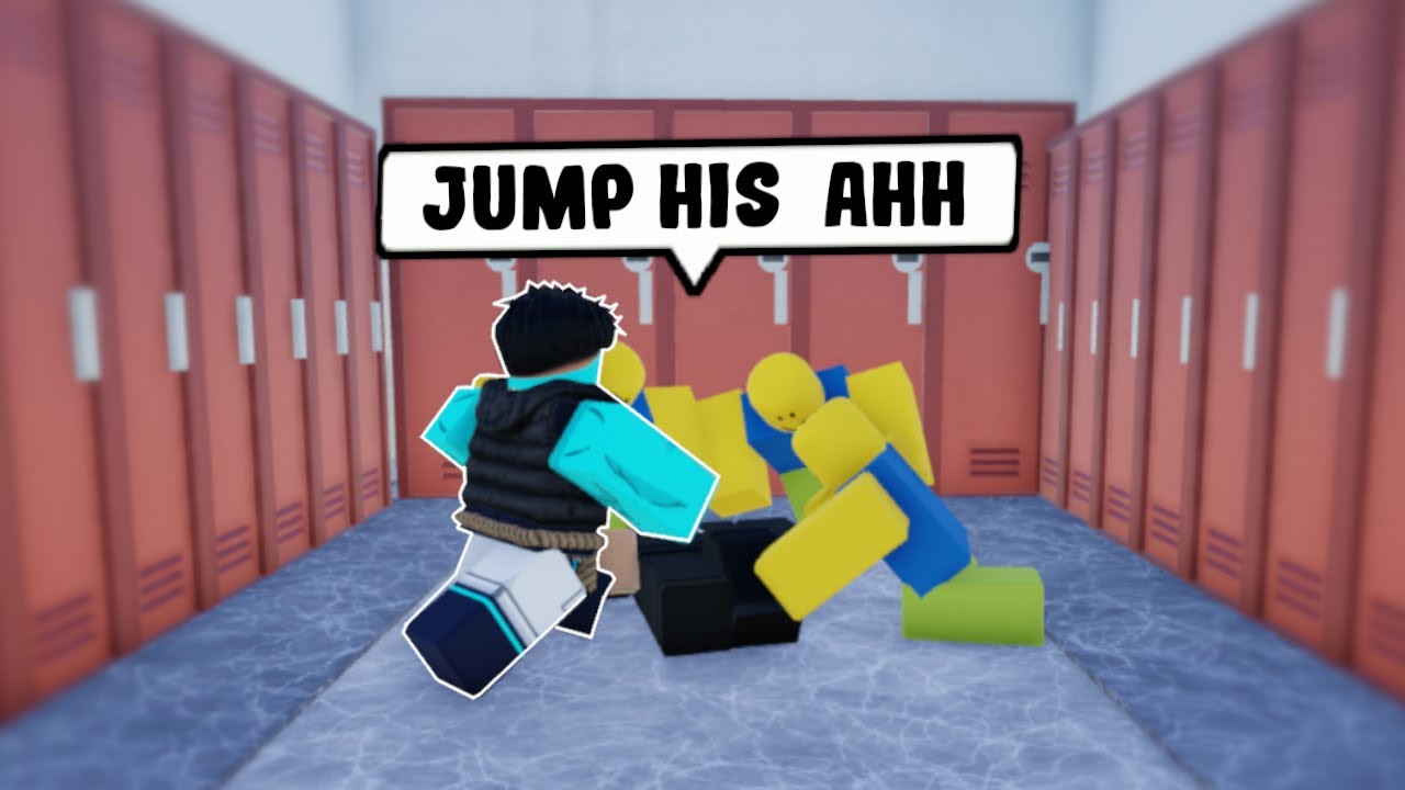 School Fights in This Game are Crazy [Roblox] - YouTube