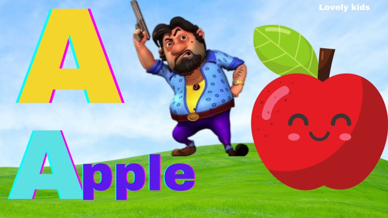 Toddlers Phonics Songs |A Apple b ball C cat. ABC Alphabet Nursery ...