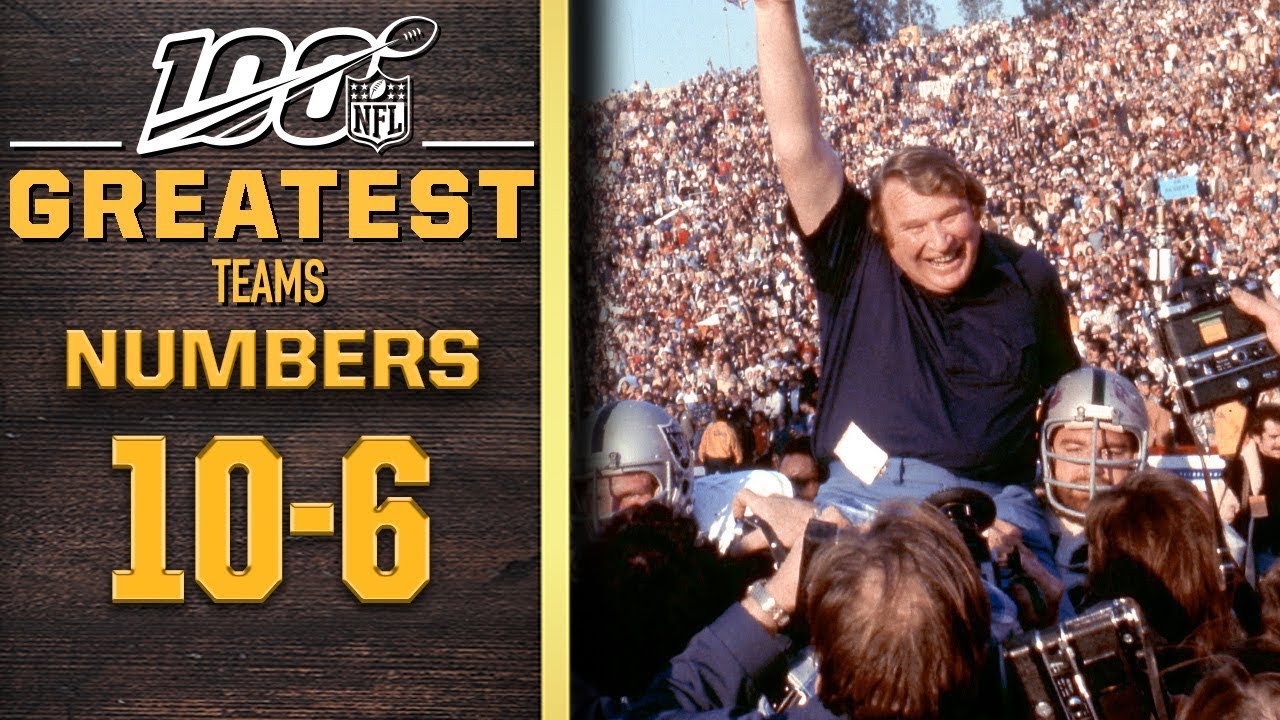 100 Greatest Teams: Numbers 10-6 | NFL 100 - YouTube