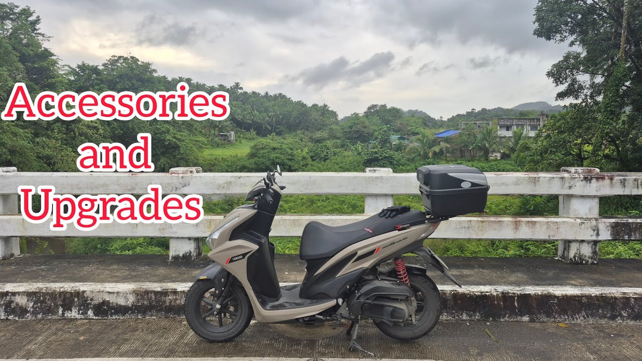 Accessories and Upgrades of my Gravis V2 | Yamaha Mio Gravis V2 - YouTube