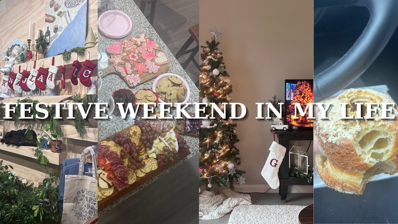 FESTIVE WEEKEND IN MY LIFE // Christmas Party, Holiday Parade, Coffee ...