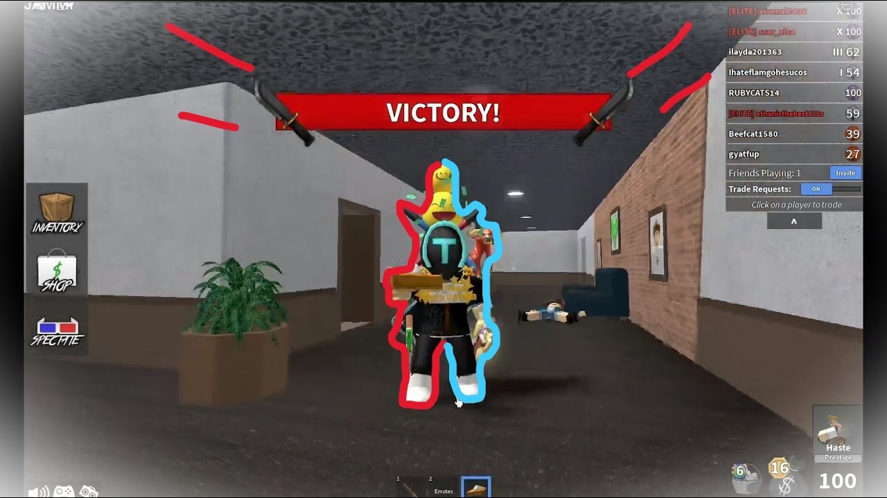 Pro murd ginger set Gameplay (mm2 roblox) - YouTube