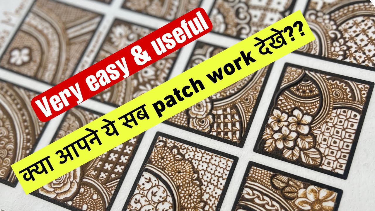 Very easy & useful mehndi patch work mehdni design| useful designs| # ...