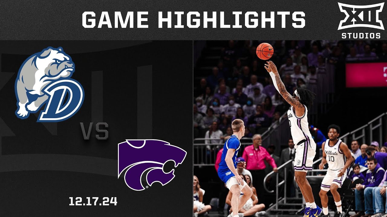 Drake vs. Kansas State Game Highlight | 2024-25 Big 12 Men's Basketball ...