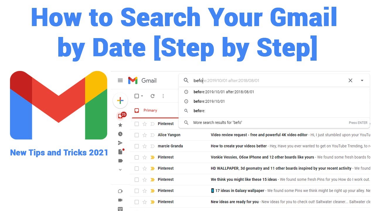 Gmail 👉 How to Search Gmail by Date [Step by Step] - YouTube