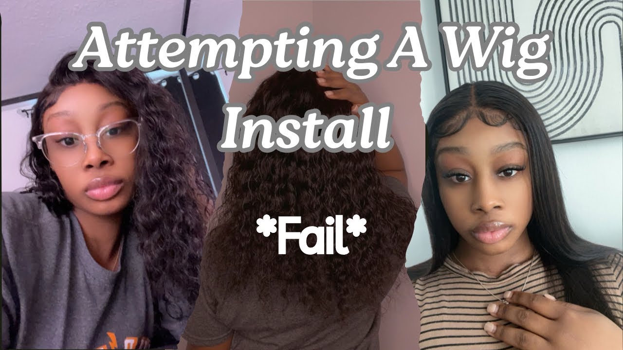 😬Attempting A Wig Install *Fail* - YouTube