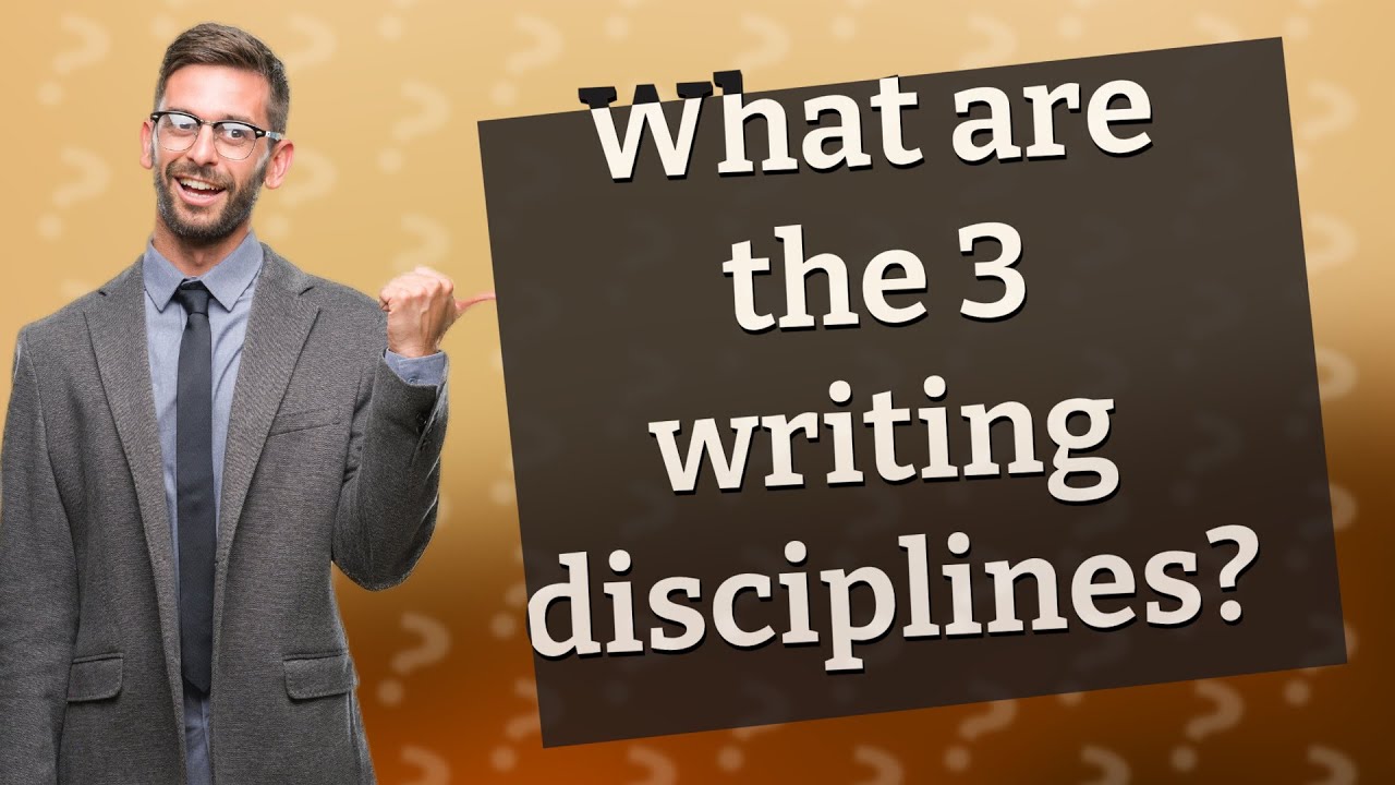 What are the 3 writing disciplines? - YouTube