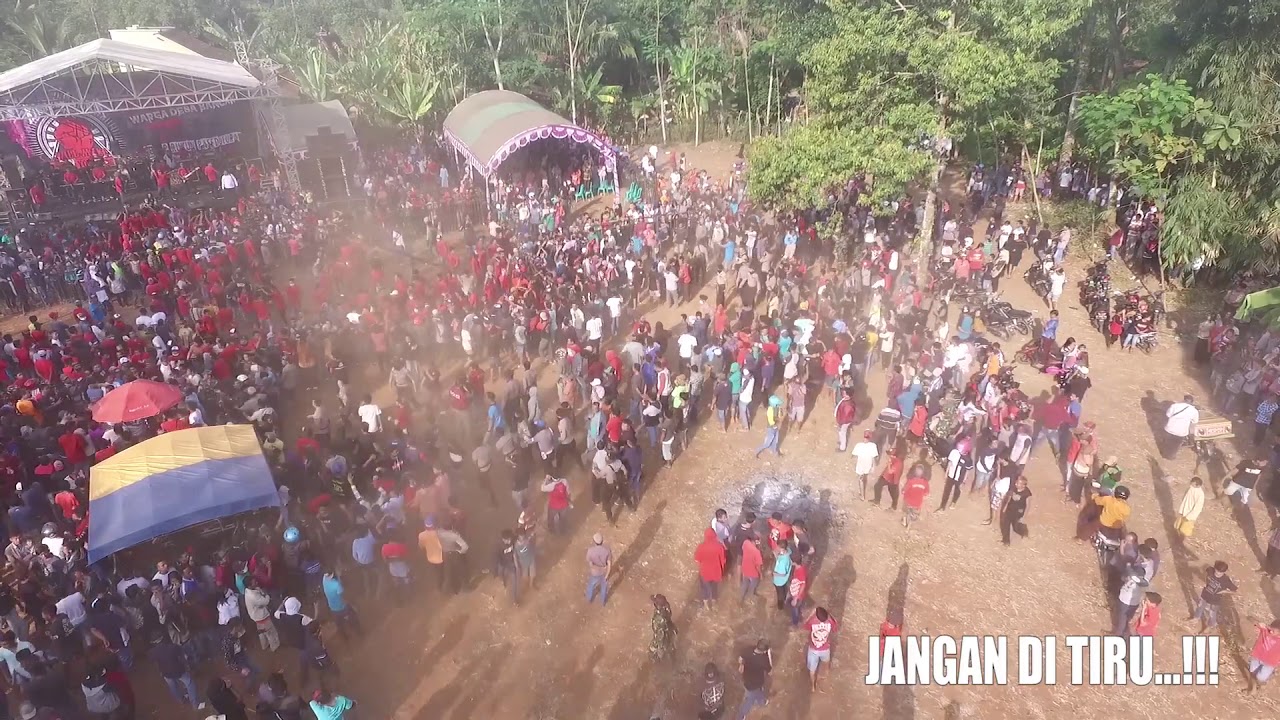 Tawuran Penonton MONATA BANCAK Gunung Wungkal - YouTube