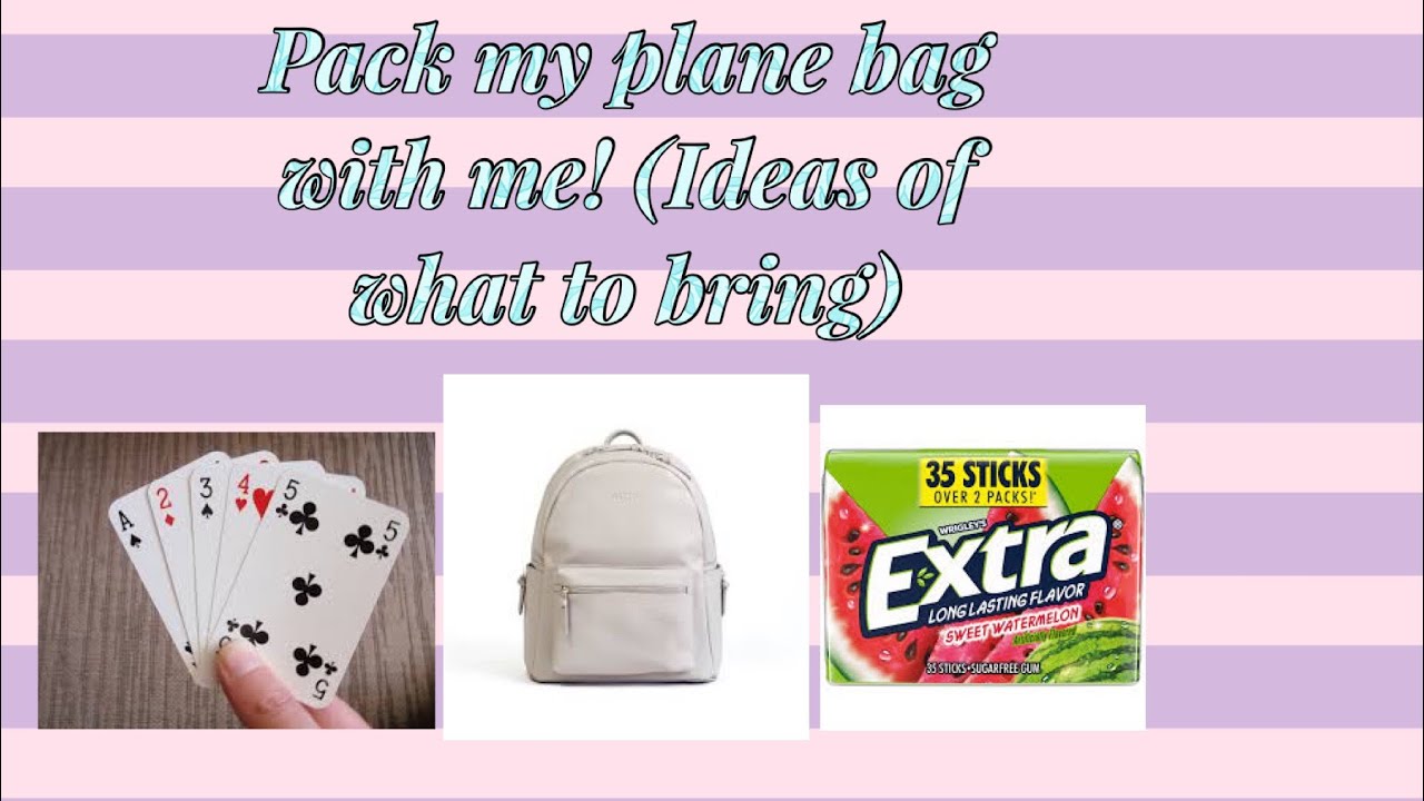 Packs my plane bag for Australia with me! (Ideas what to bring) - YouTube